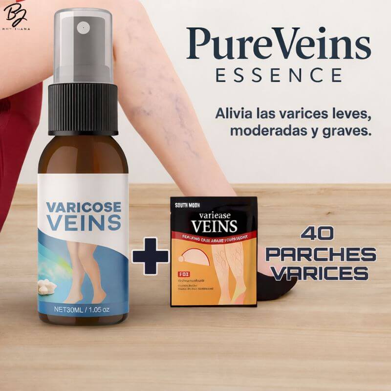 KIT VARICES "SPRAY + 40 PARCHES" – BuyJuana